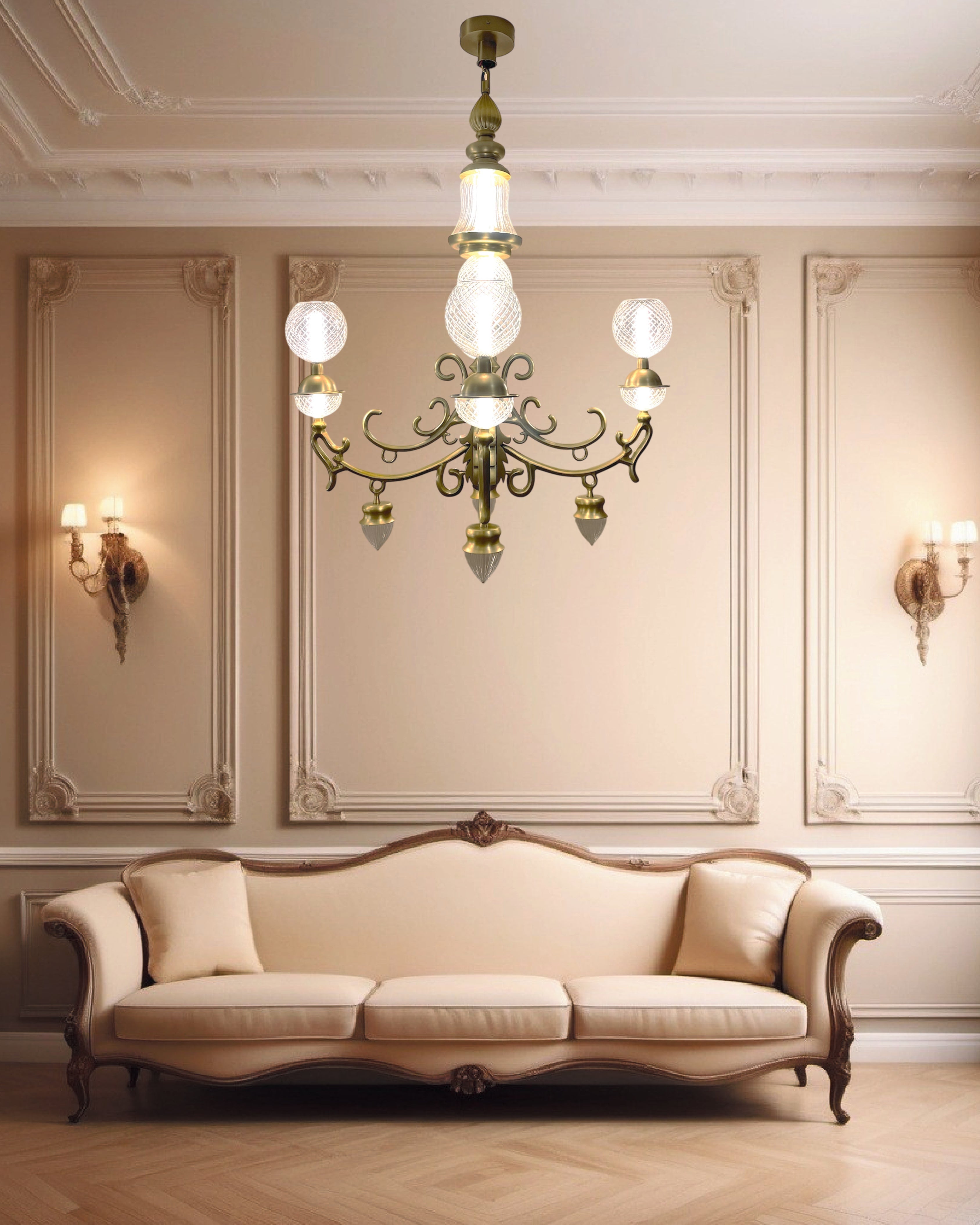 Regal Prism | Emanate Home – Brass & Alabaster Lighting